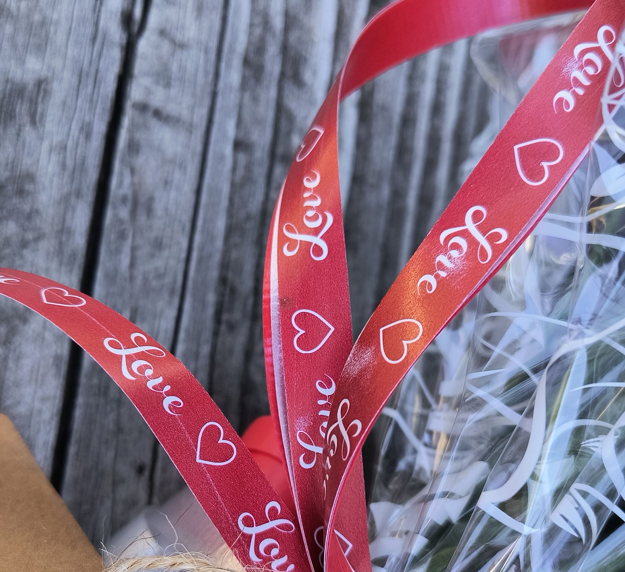 All Red Wooden Rose Flower Bouquet Valentine's Day – The Original ...